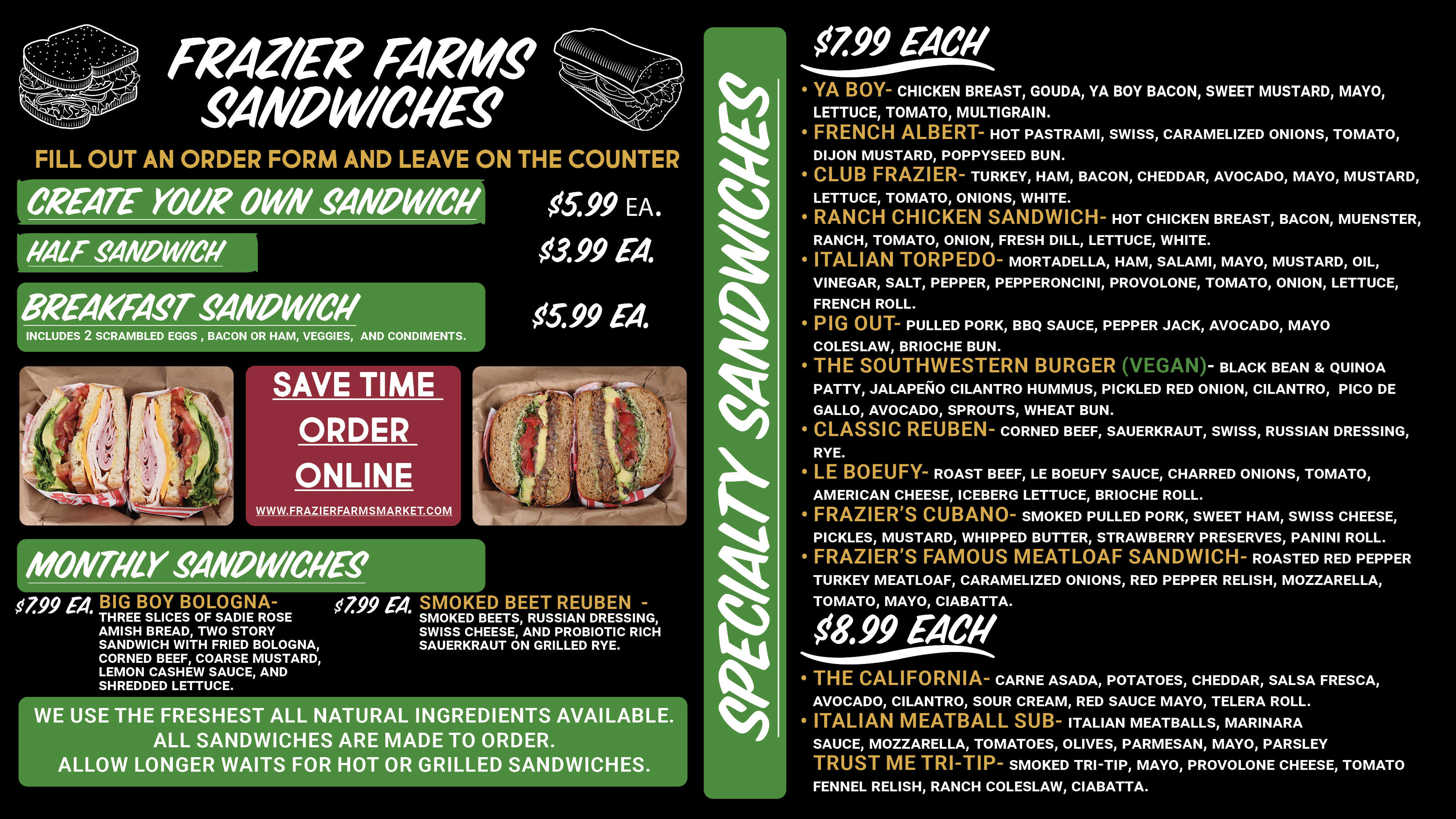 Frazier Farms Market | Deli Department